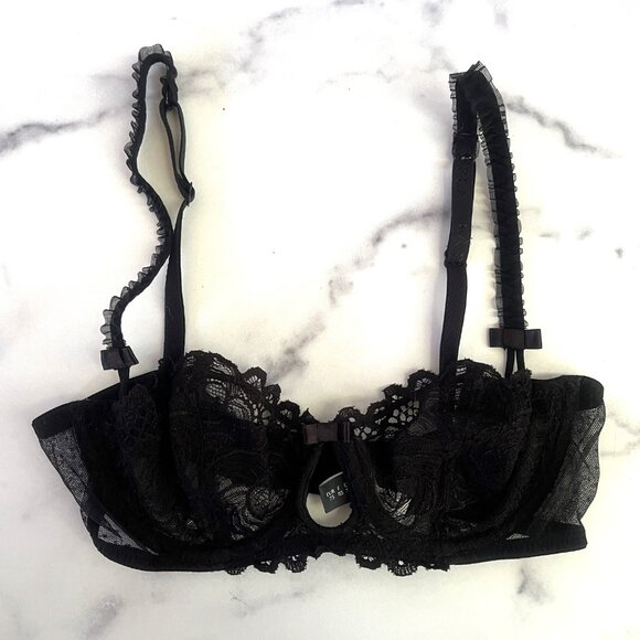 La Perla | Intimates & Sleepwear | La Perla Lace Balconette Bra Black ...